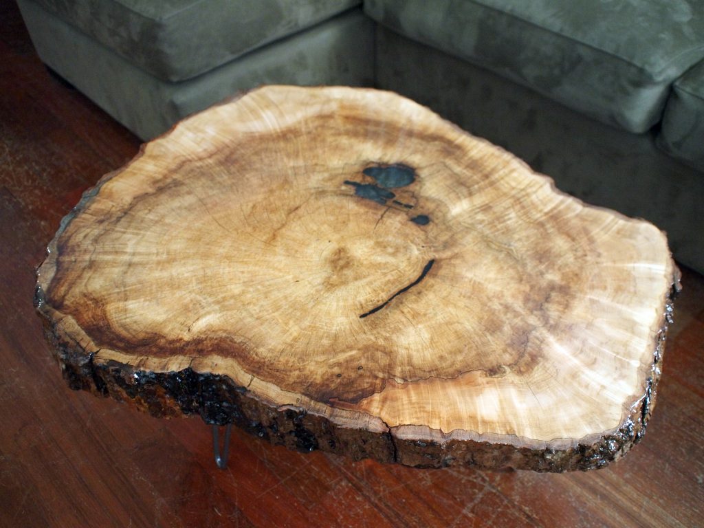 Live Edge Maple and Epoxy Table - Becky Stern