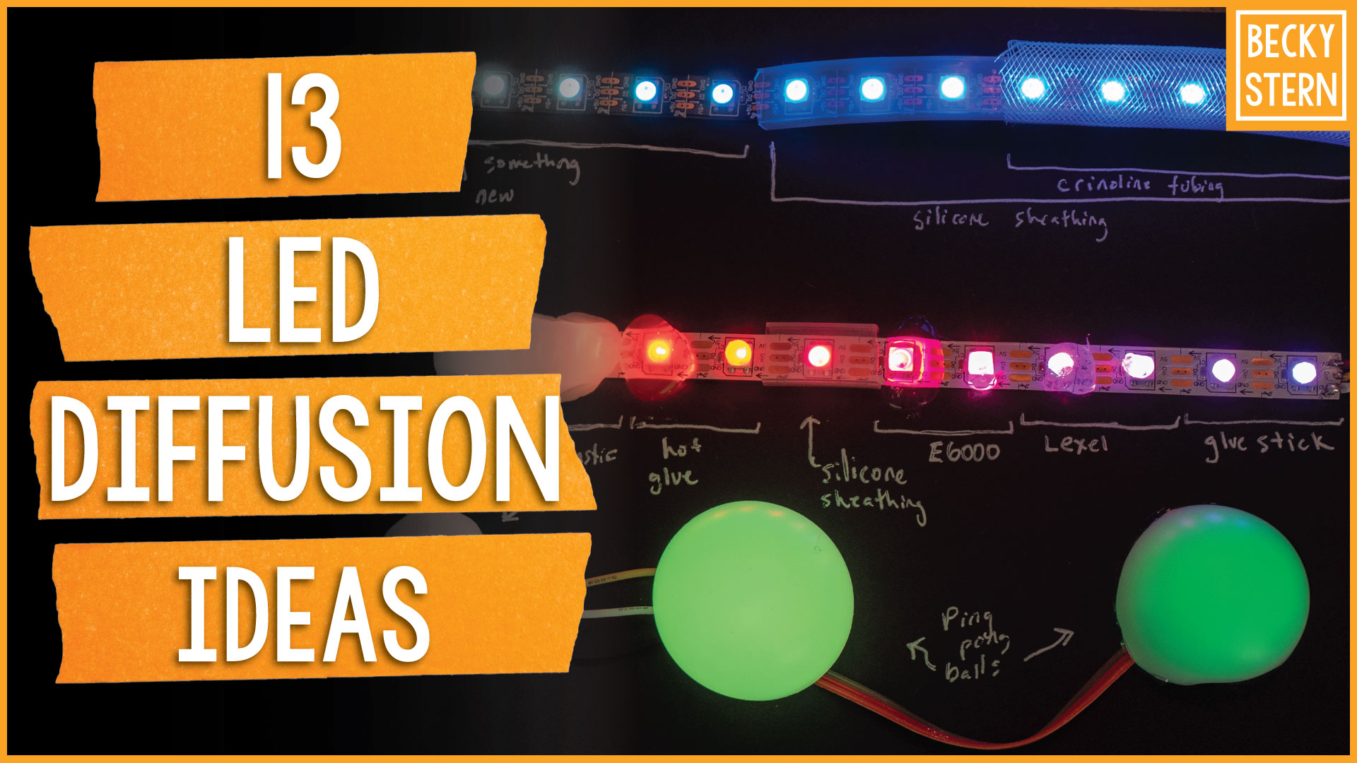 13 Ideas for LED Diffusion - Becky Stern