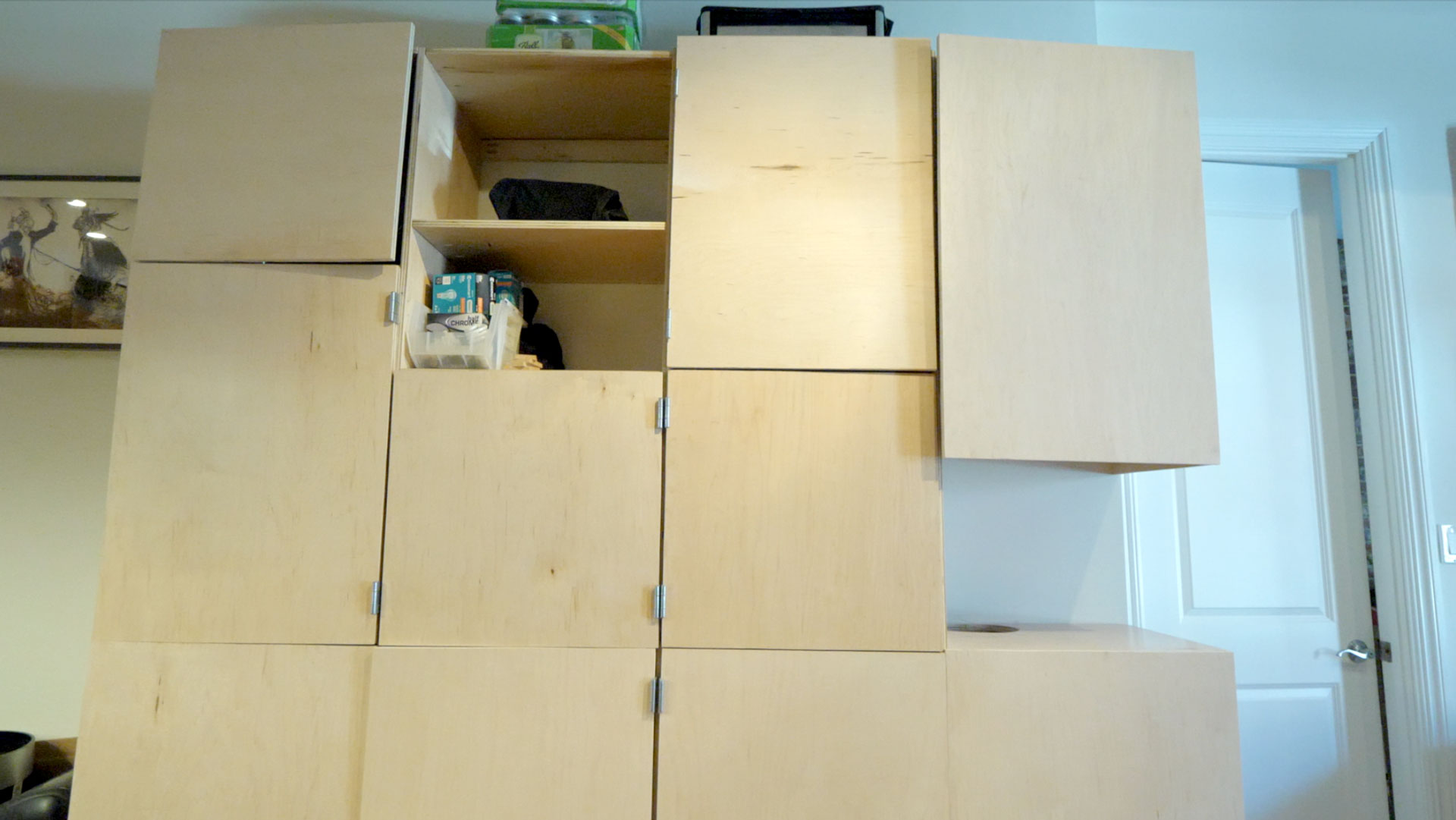 Plywood Storage Wall - Becky Stern