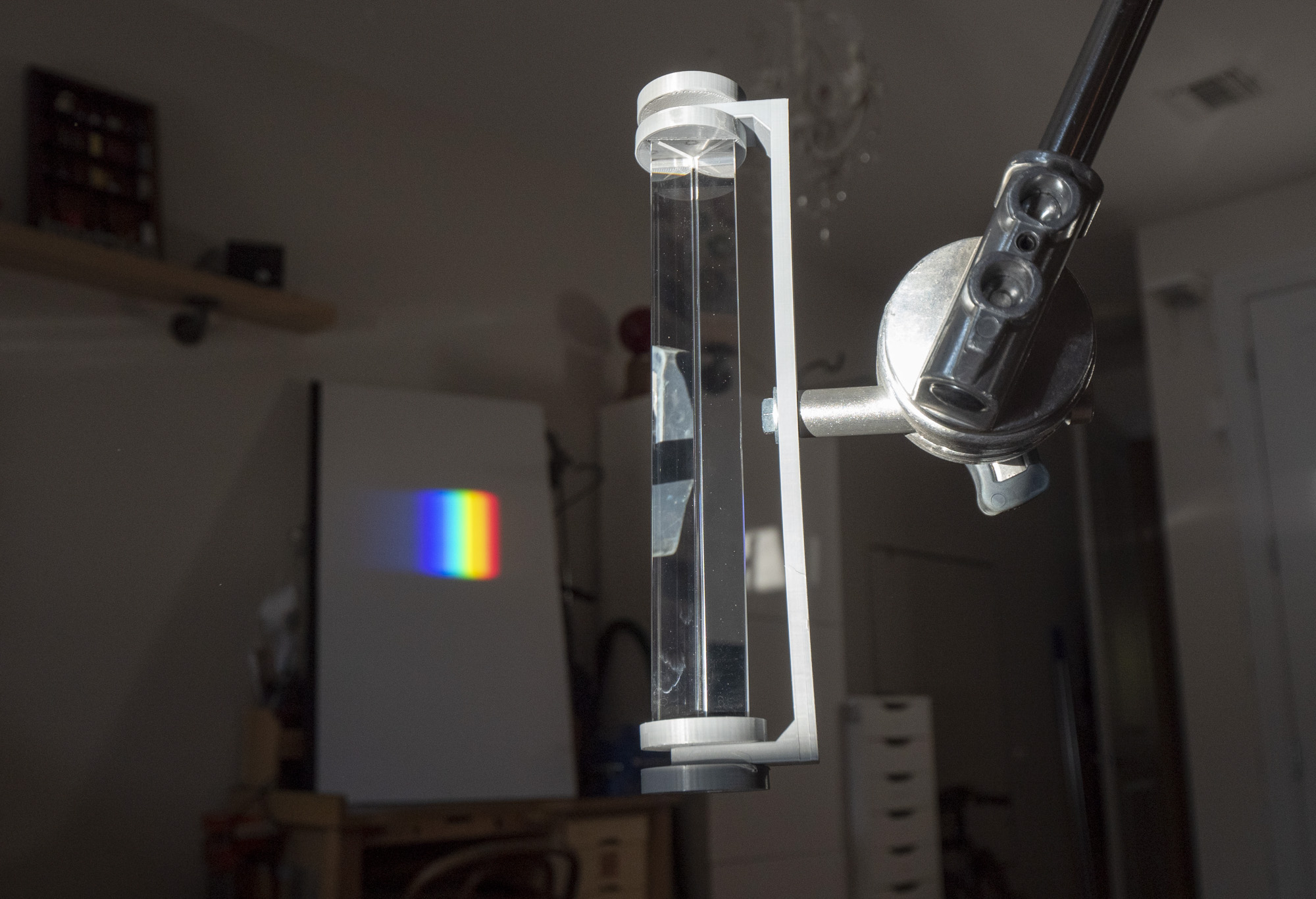 Prism Holder for Rainbow Portraits - Becky Stern